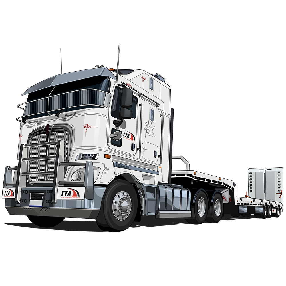 Custom Semi Truck Drawings